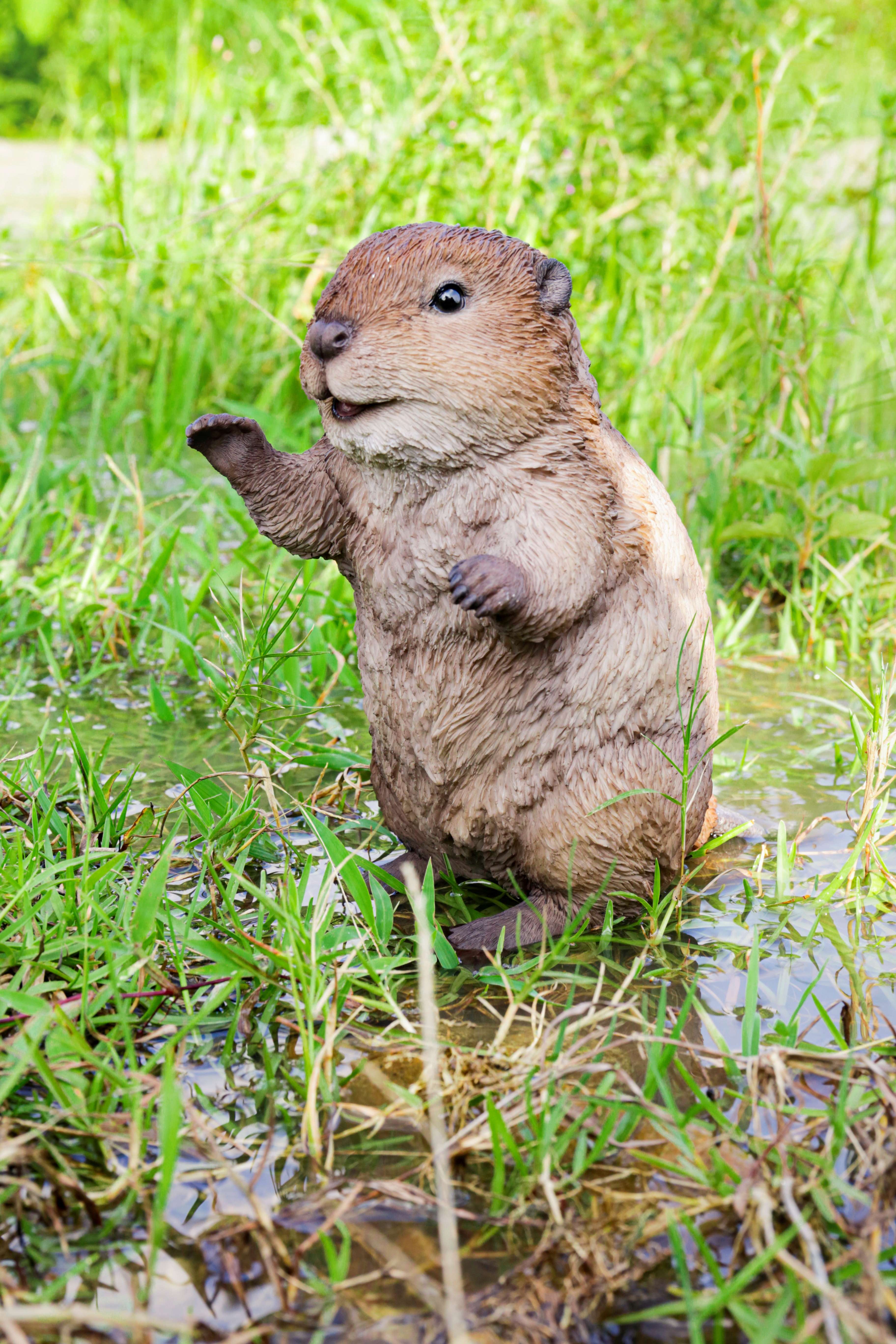 AMERICAN BEAVER CUB STANDING STATUE - Walmart.com