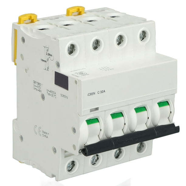 Circuit Breaker, Circuits Breakers AC 400V 32A 6000A Breaking Capacity ...