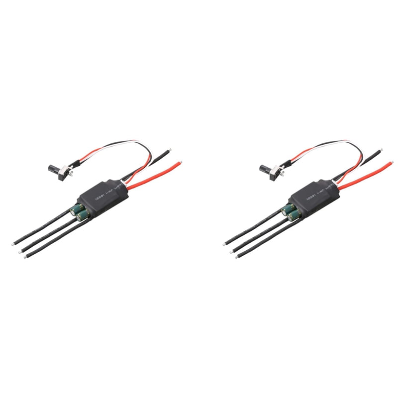 2X DC 7-24V 200W BLDC 3 Phase Brushless Motor Driver Hallless DC Motor ...