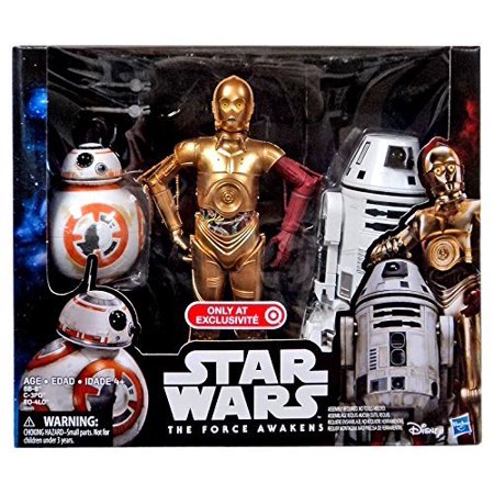 Star Wars The Force Awakens Droid Pack C-3PO BB-8 and RO-4LO Special ...