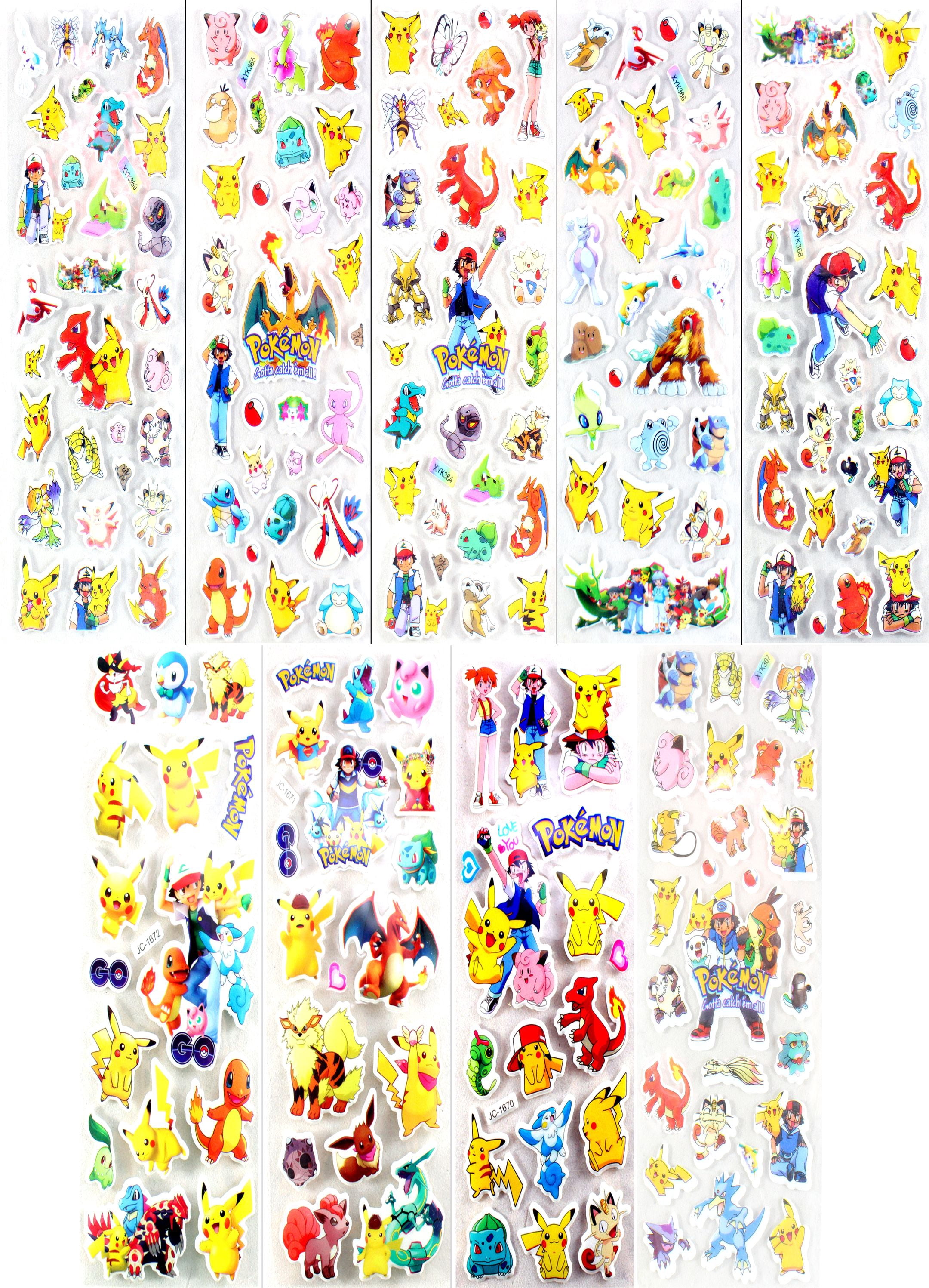 Scrapbooking Paper Crafts Pokemon 3D Puffy Sticker Sheets Kids Party Scrapbooking Paper Crafts Pokemon 3D Puffy Sticker Sheets Kids Party