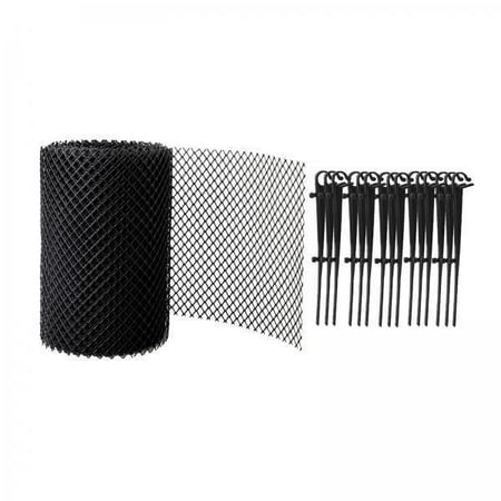 jifeng 2x Plastic Mesh - Screen Roll, Leaf Cover Netting to Stop Gutter ...