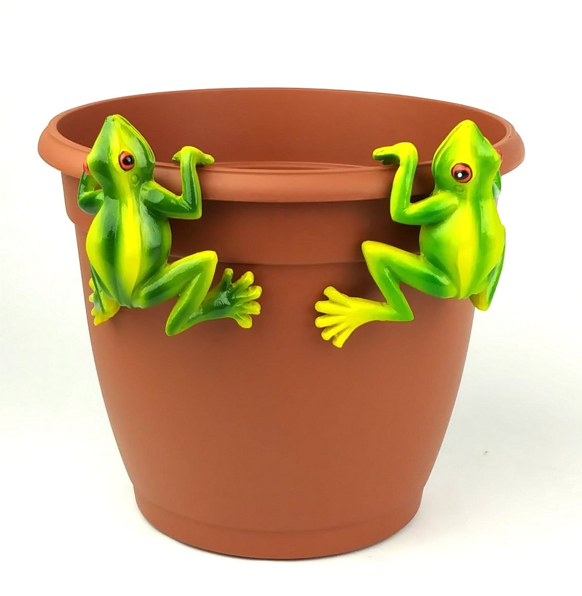 2-Piece Red Eyed Tree Frog Pot Sitter Hanger - Walmart.com