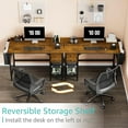 LUFEIYA Computer Desk with Drawers, 40 Inch Work Small Desk - Walmart.com