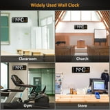 Jowenia Large Digital Wall Clock with Remote Control, 16" LED Display Count Up & Down Timer ...