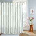 Bathroom Shower Curtain Simplistic Lines Watercolor Art Waterproof ...