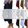 Cheytotty Women's Linen Trousers, Solid Color Elastic Waist, Button ...