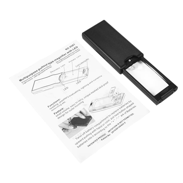 Lupa de joyería con zoom de 2,5x para una mejor inspección de los ...
