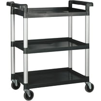 Free Shipping! Winco USA 3-Tier Utility Cart with Storage Shelves ...