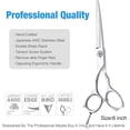 Left Handed Barber Hair Cutting Scissors Professional Salon Shears ...