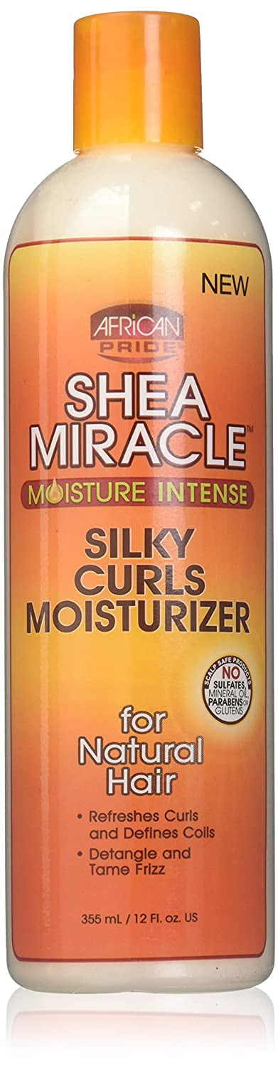 African Pride Shea Miracle Silky Curls Hair Moisturizer, 12 oz, 6 Pack ...