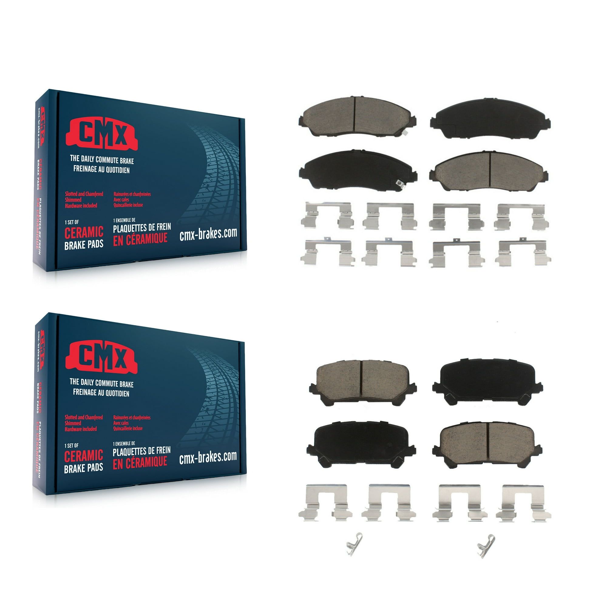 Click here for Cmx Front Rear Ceramic Brake Pads Kit For Car Hond... prices