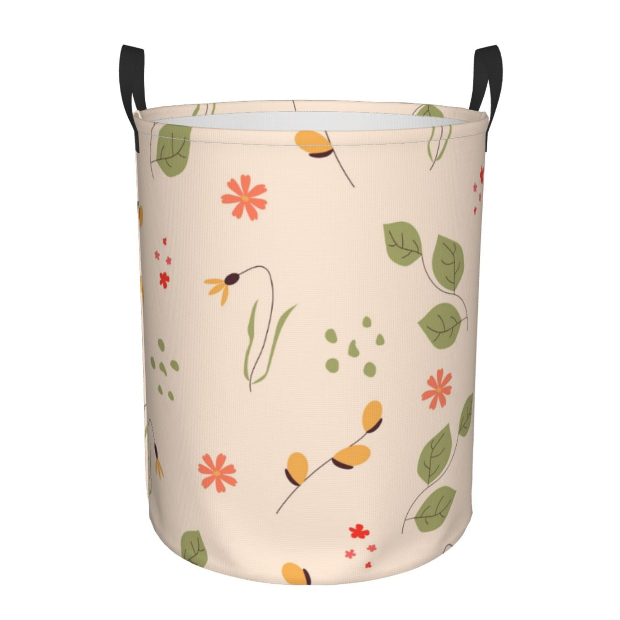 DouZhe Waterproof Collapsible Large Laundry Baskets, Spring Floral ...