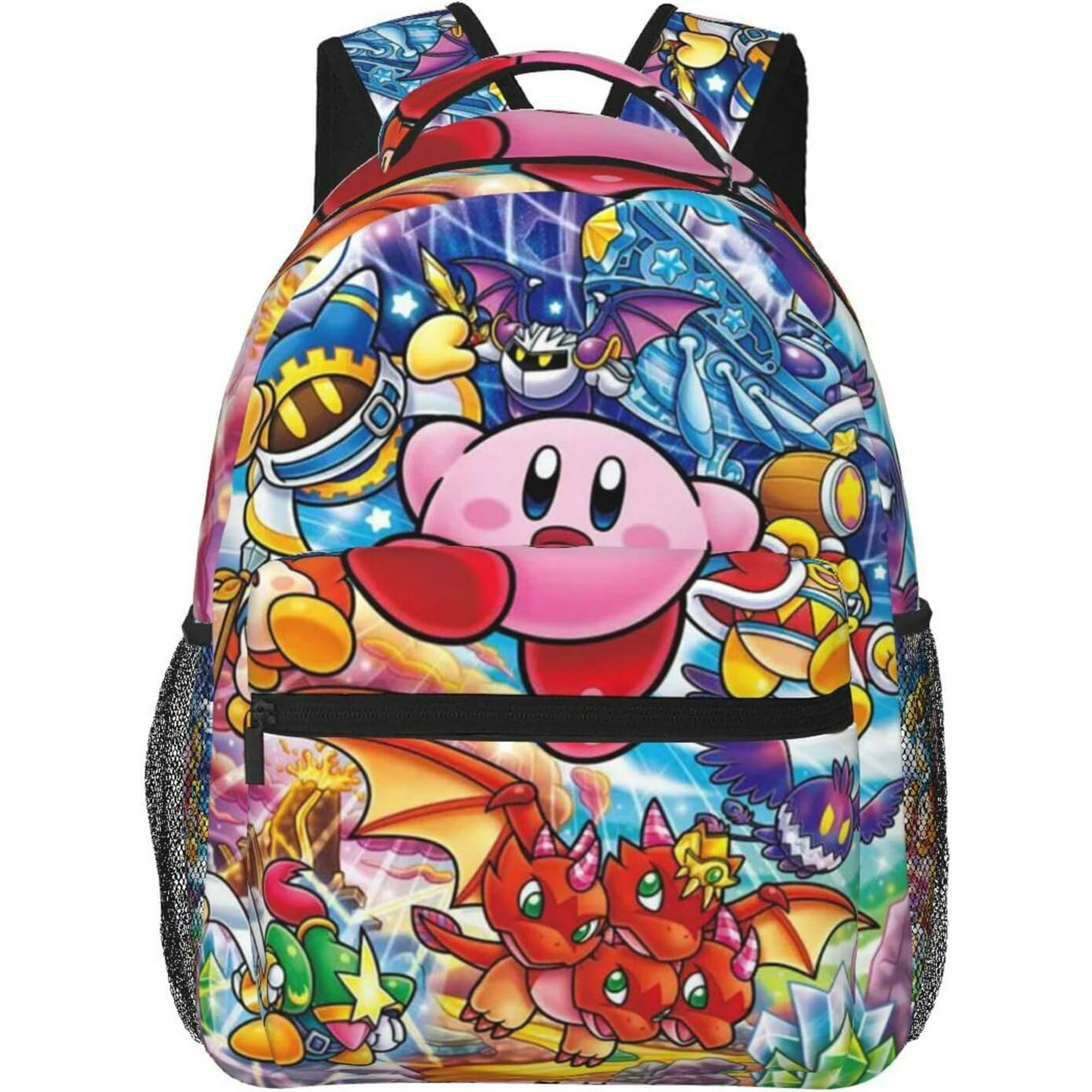 Click here for Kirby Backpack Cute Cartoon Kawaii Game Backpack C... prices