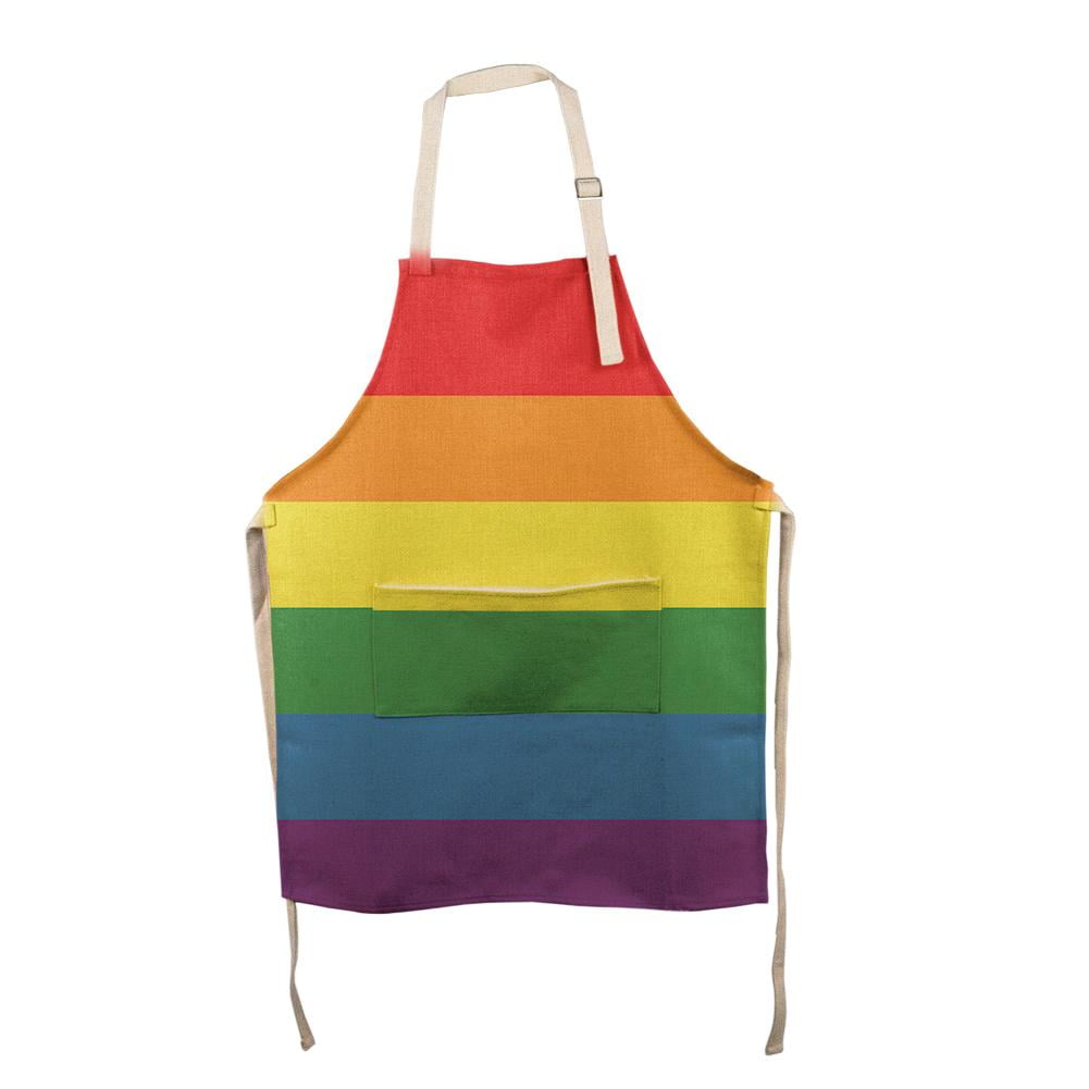 Rainbow Gay Pride Flag All Over Apron - Walmart.com