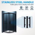 Sunny Shower Corner Sliding Shower Enclosure 38 D X 38 W X 72 H