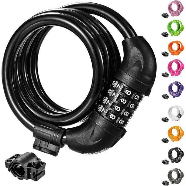 Candado con contraseña para bicicleta, candado antirrobo, candado con ...
