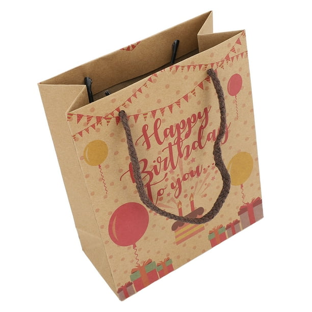 Birthday Gift Bags, Cute Large Capacit Happy Birthday Party Favor Bags ...
