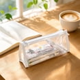 Back to School Clear Triangular Exam Pencil Bag, Transparent Large ...