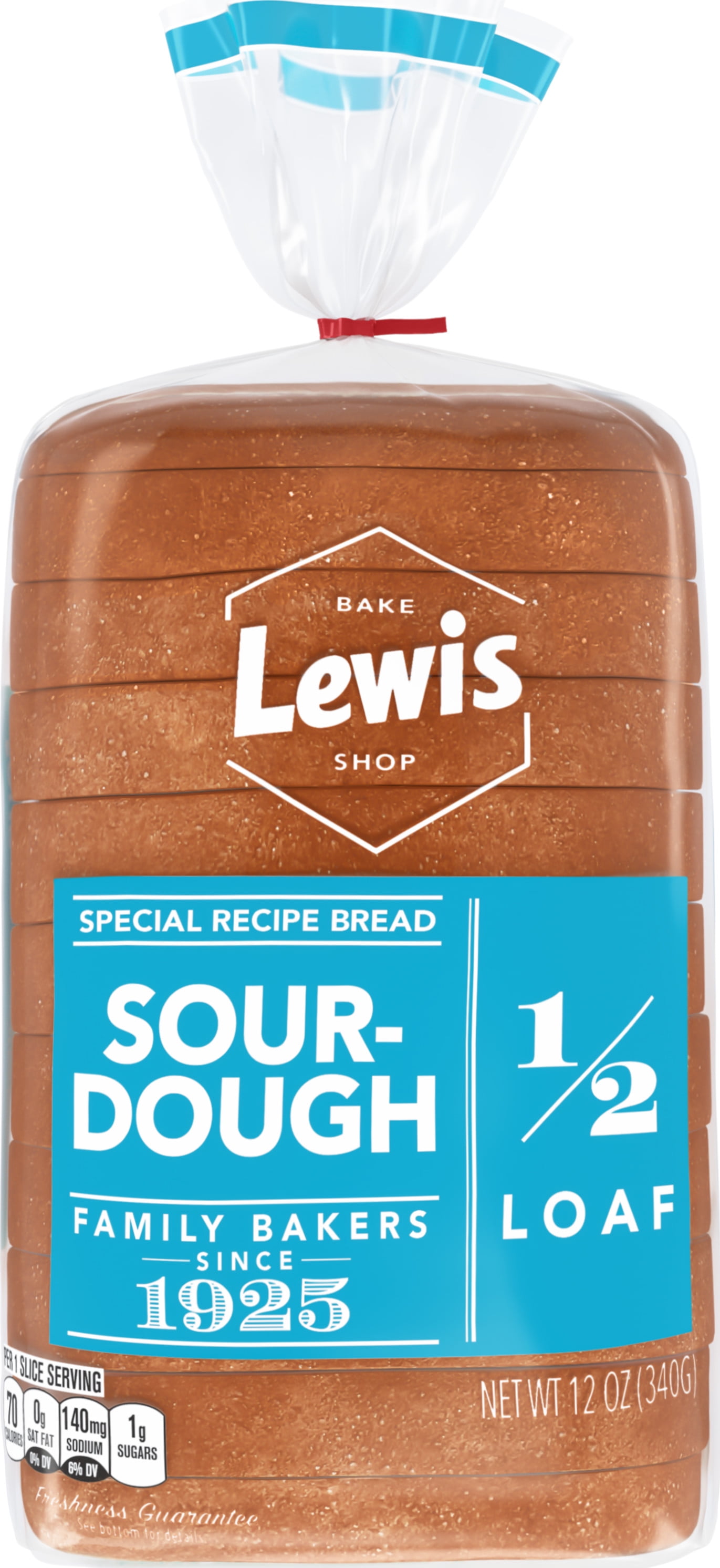 Lewis Bake Shop Sourdough Half Loaf Bread, 1/2 Loaf, 12 oz - Walmart.com