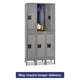 Tennsco Double Tier Locker with Legs, Triple Stack, 36w x 18d x 78h ...