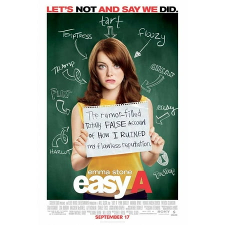Easy A Movie Poster (11 x 17) | Walmart Canada
