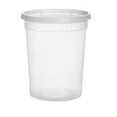 25 sets 32oz plastic soup/Food container with lids - Walmart.com