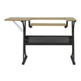 Sew Ready 13368 Eclipse Wood Top Sewing and Craft Table in Black ...