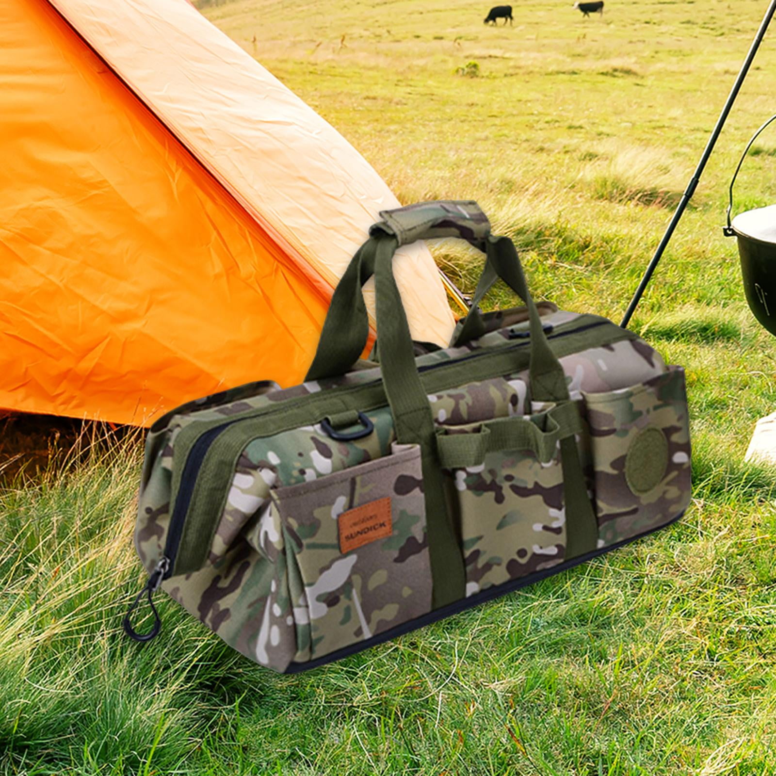 Portable Tent Stakes Storage Bag Camping Tent Pegs Handbag Holder Case ...