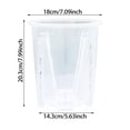 Clear Orchid Pots with Breathable Holes Material Succulent Indoor ...