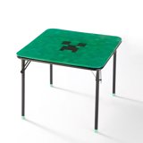 Minecraft 3 Piece Square Metal Folding Table And Chair Set, Green, 24 ...