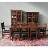 Crafters and Weavers Arts and Crafts Solid Wood Stow Leaf Table in ...