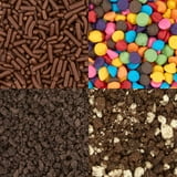 Great Value Multi Sprinkles 4.2 oz Colorful Chocolate Cookie Crumble ...