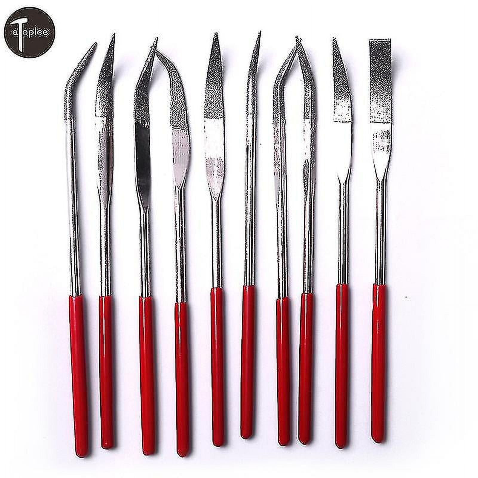 Lima rotativa de Metal duro, juego de Limas de aguja de diamante de ...