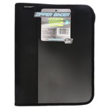 Tech Gear Flexo Zipper Binder, 1.5" Capacity, Polyester Zippered Inside ...