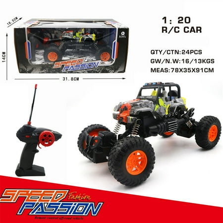 Radio-controlled Cars Toys Four-Way 1:20 Racing Graffiti Remote Control ...