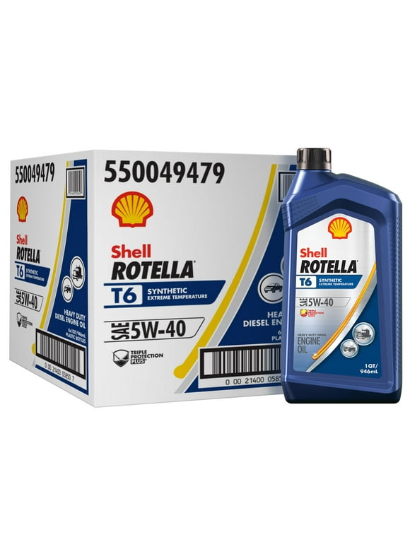 Rotella T6 5W-40 in Rotella Oil - Walmart.com