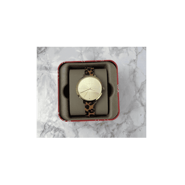 Michael Kors Women's Pyper Gold Case White Leather Watch MK2800 ...