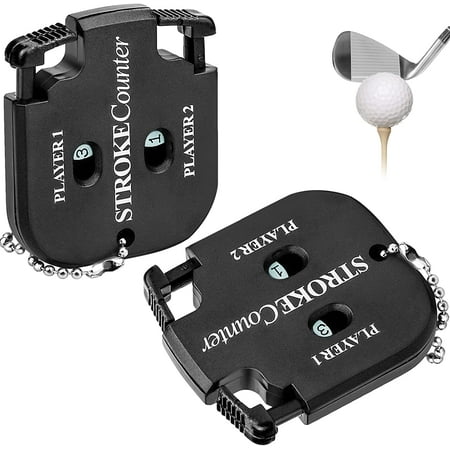 TILIYHELLO Golf Shot Counter Golf Score Counter 2 Players Shot Counter ...