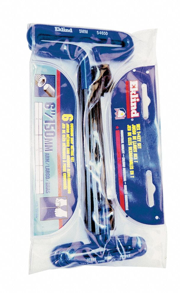 HEX KEY SET 8 PC T-HANDLE 9IN. METRIC 2-10MM CUSH - Walmart.com