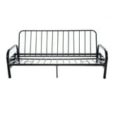 Home Source Black Futon Frame with 29" Arms - Walmart.com