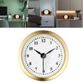 Clock Insert Wall Clock Movement Decorative Gold Bezel Non Ticking ...