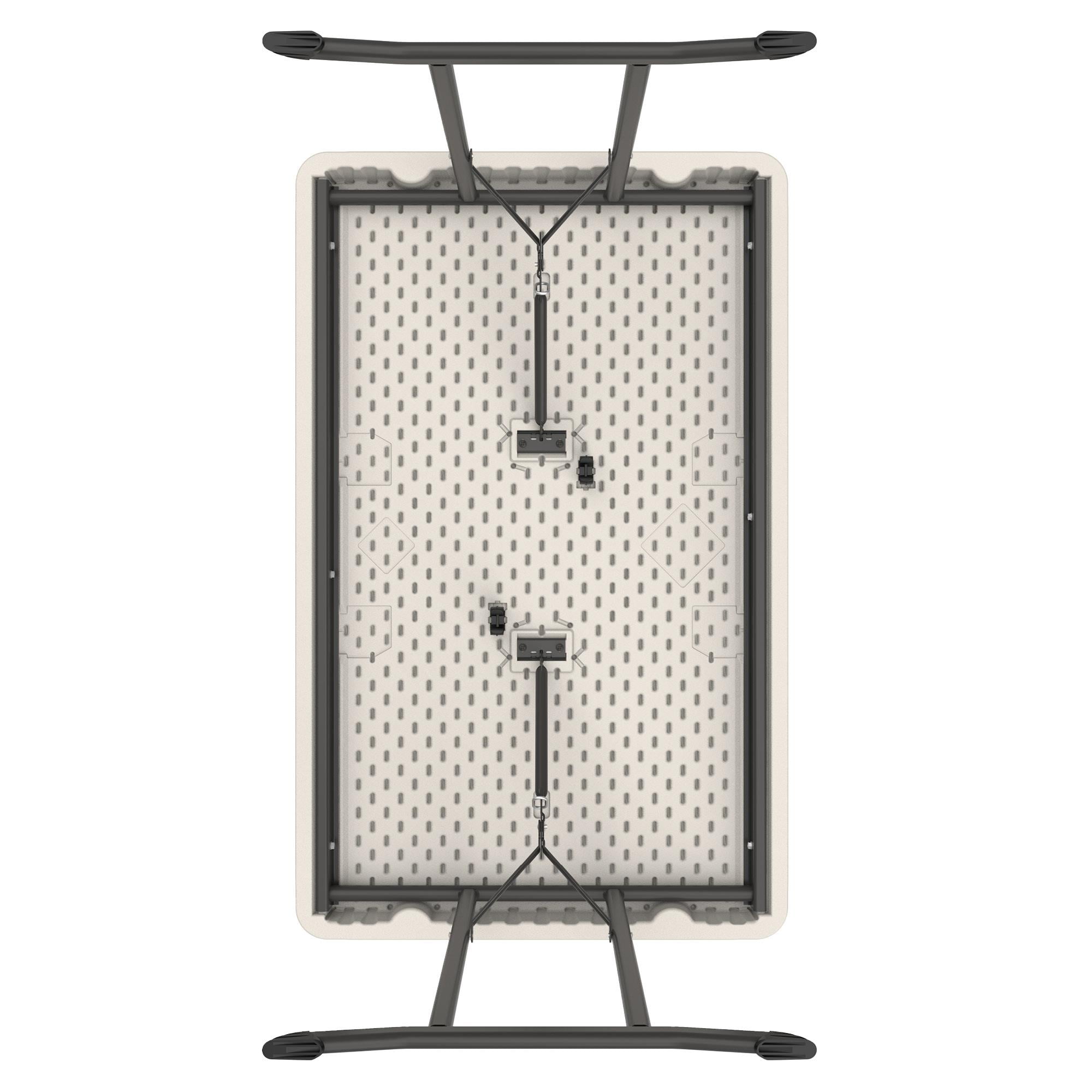 Small Folding Table Lifetime 80568 48 X 30 Wide Folding Utility Table ...