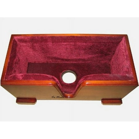 Click here for Vio Music Cello Wooden Stand Burgundy Velvet Plush... prices