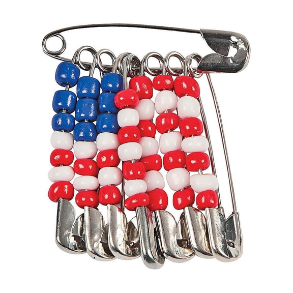 Fun Express Patriotic Clothespin Wreath Craft Kit - Makes 1 - Walmart.com