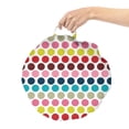 Colorful Round Floor Cushion with Handle, Simplistic Concept of ...