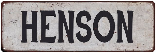 HENSON Vintage Look Rustic Chic Metal Sign 6x18 106180036536 - Walmart.com