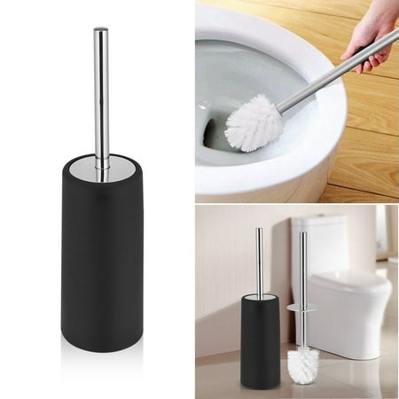 Yosoo Stainless Steel Bathroom Cleaning Toilet Brushes Holder Sets Home ...