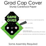 Big Dot of Happiness Game Over - Video Game Graduation Cap Decorations ...