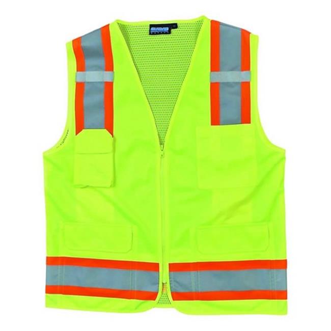 Safeways Neon Yellow LED Mesh Power Vest - Walmart.com